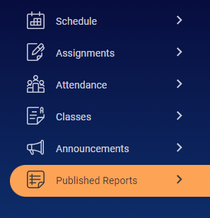 Viewing Published Reports