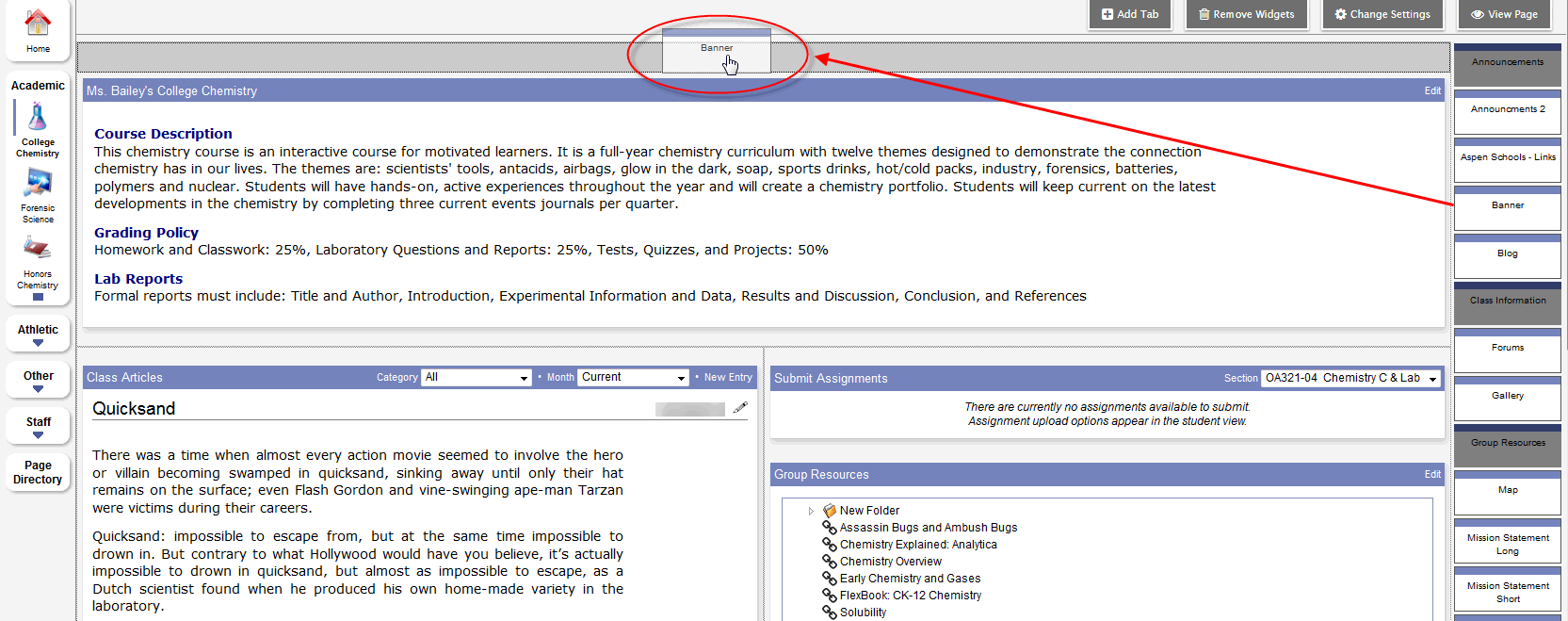 Set up your gradebook to receive assignments online